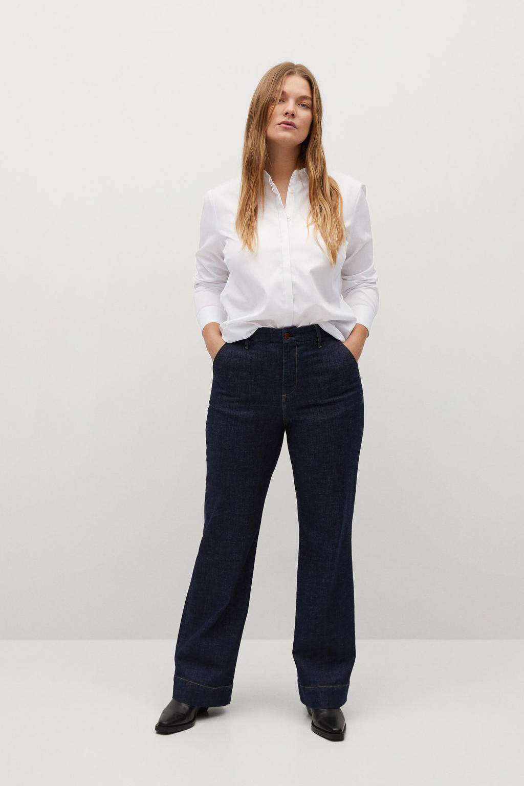 Mango Plus Size blouse wit | wehkamp