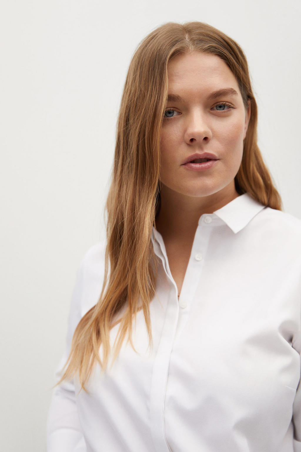 Mango Plus Size blouse wit | wehkamp