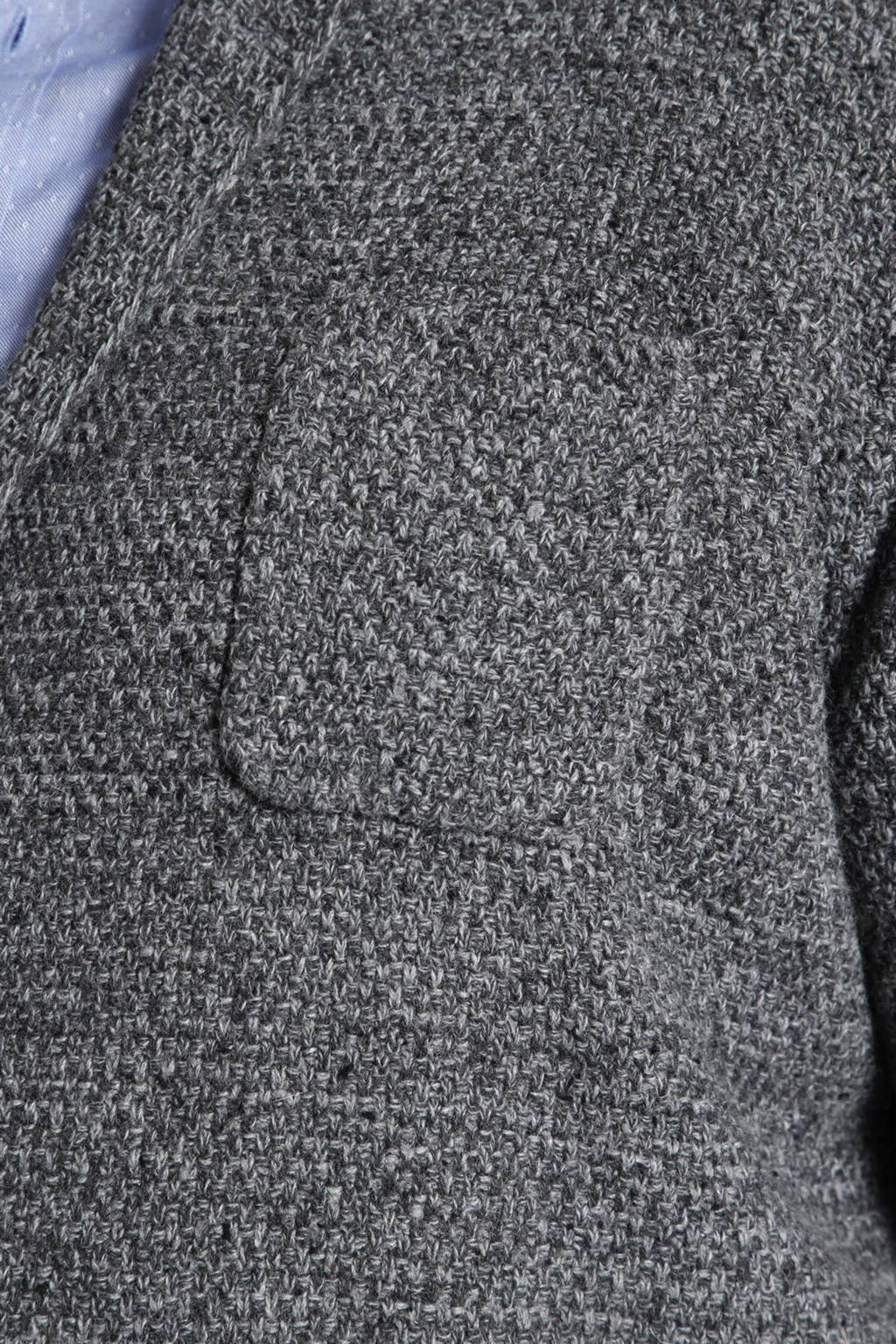 Charles Colby colbert Plus Size Earl James met wol donkergrijs melange | wehkamp