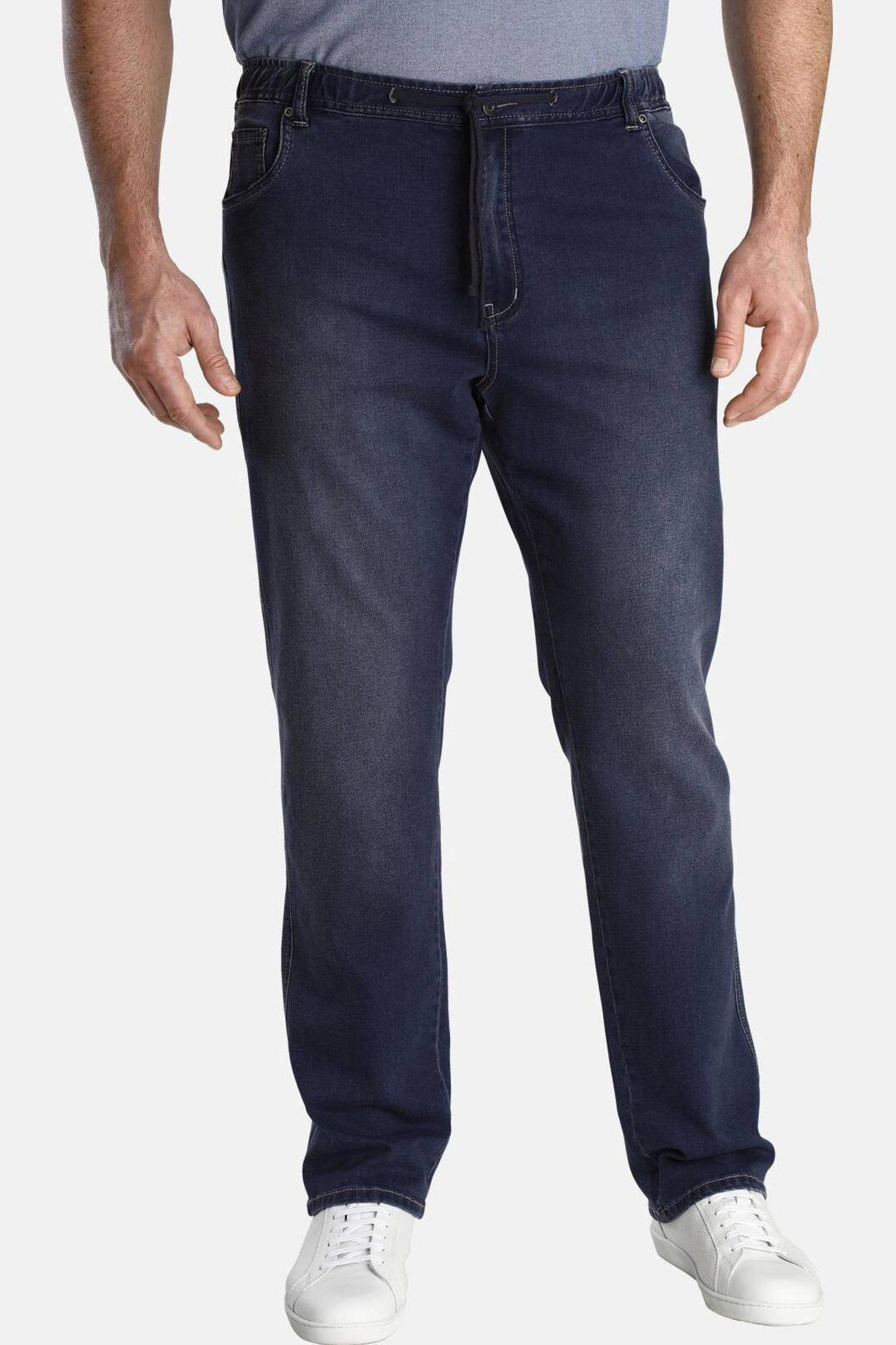 Charles Colby loose fit jeans BARON KEYLAN Plus Size donkerblauw | wehkamp