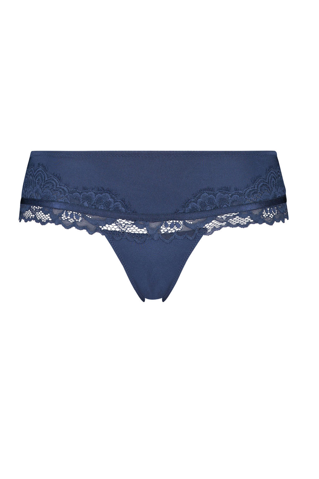Hunkemöller string Yvonne donkerblauw | wehkamp