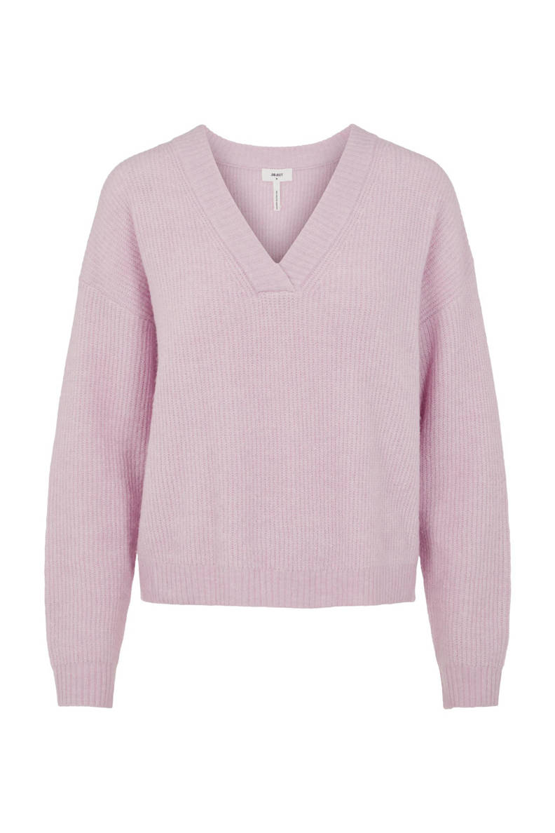 OBJECT gebreide trui OBJADELE lichtroze | wehkamp