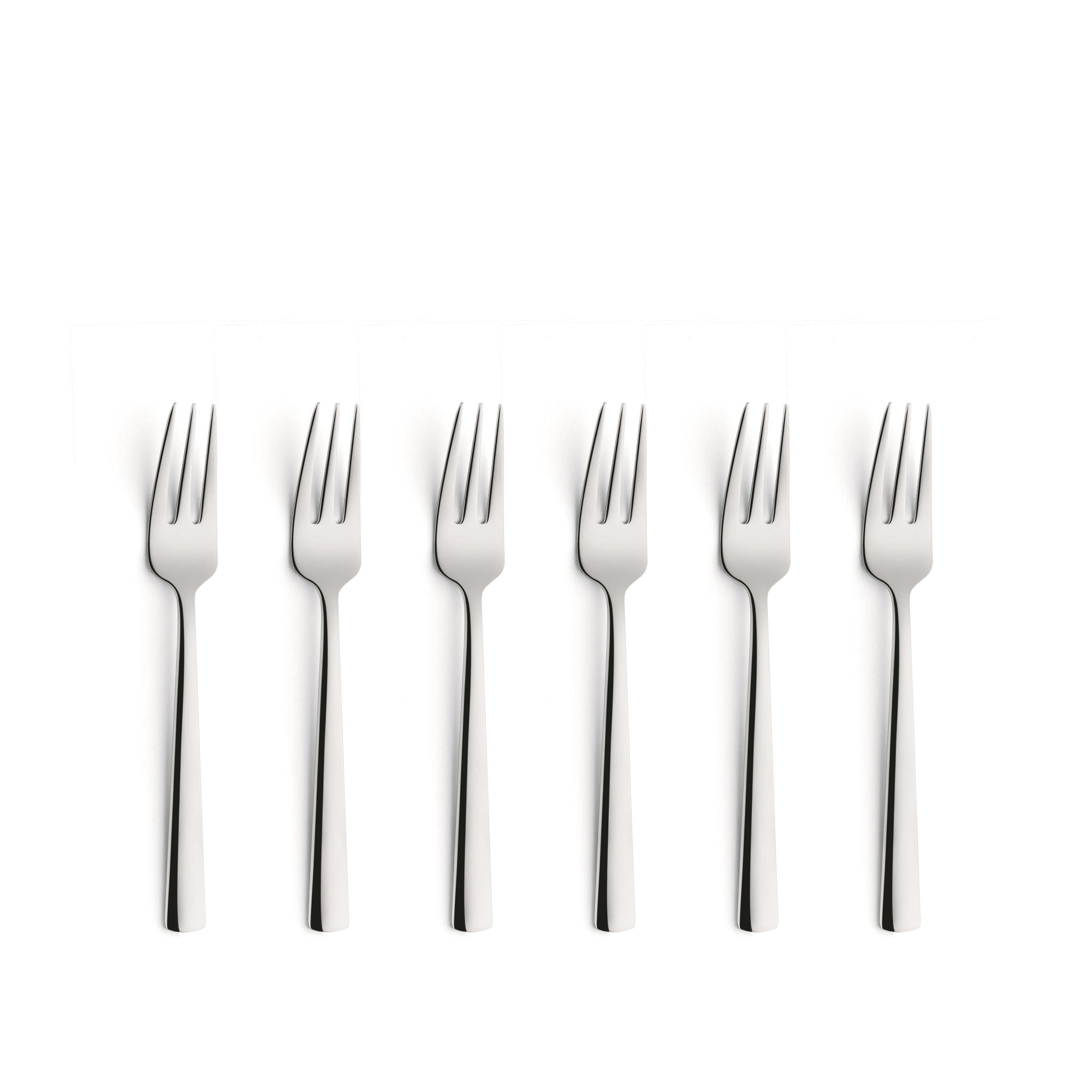 Amefa gebaksvorkjes Moderno (set van 6) | wehkamp