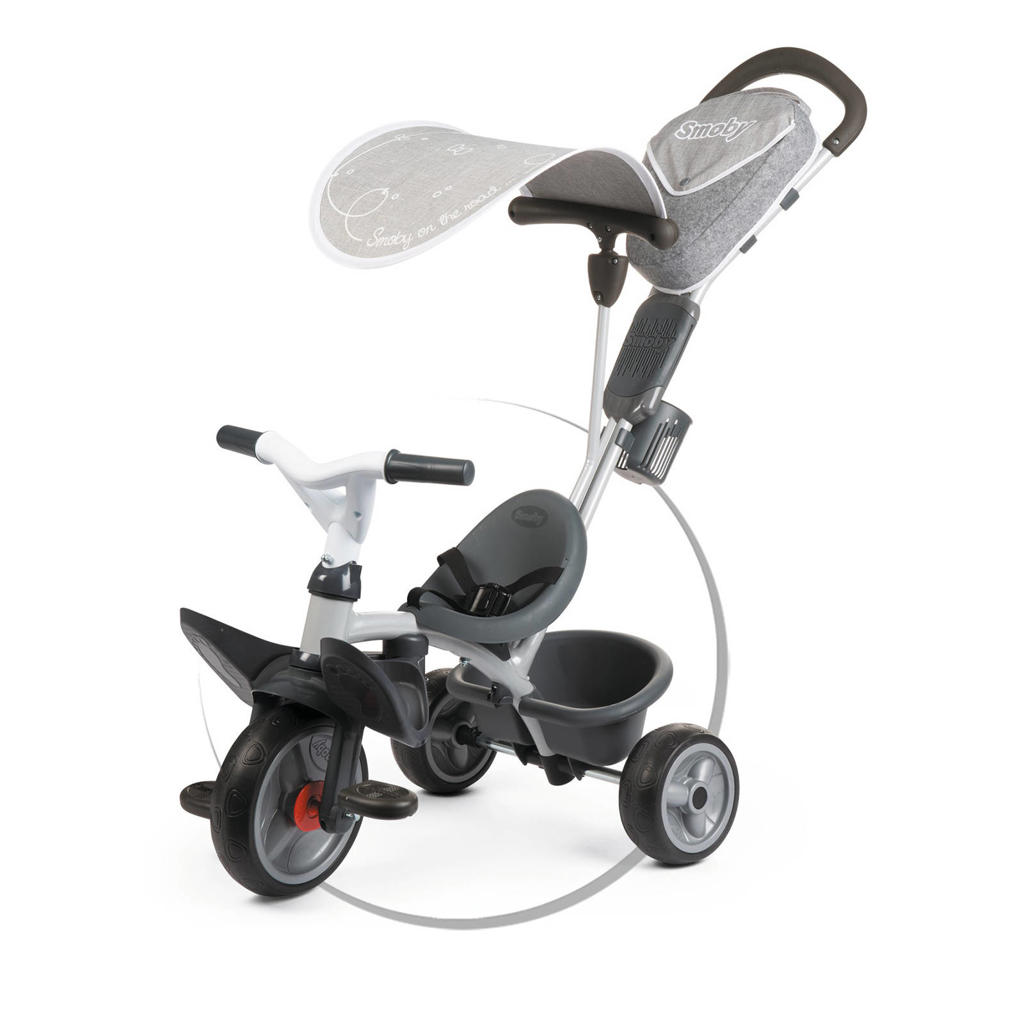 Smoby driewieler Baby Driver Comfort 2 Grijs | wehkamp