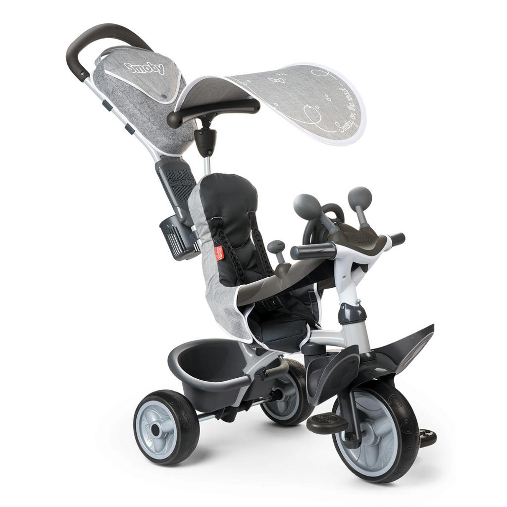 Smoby driewieler Baby Driver Comfort 2 Grijs | wehkamp