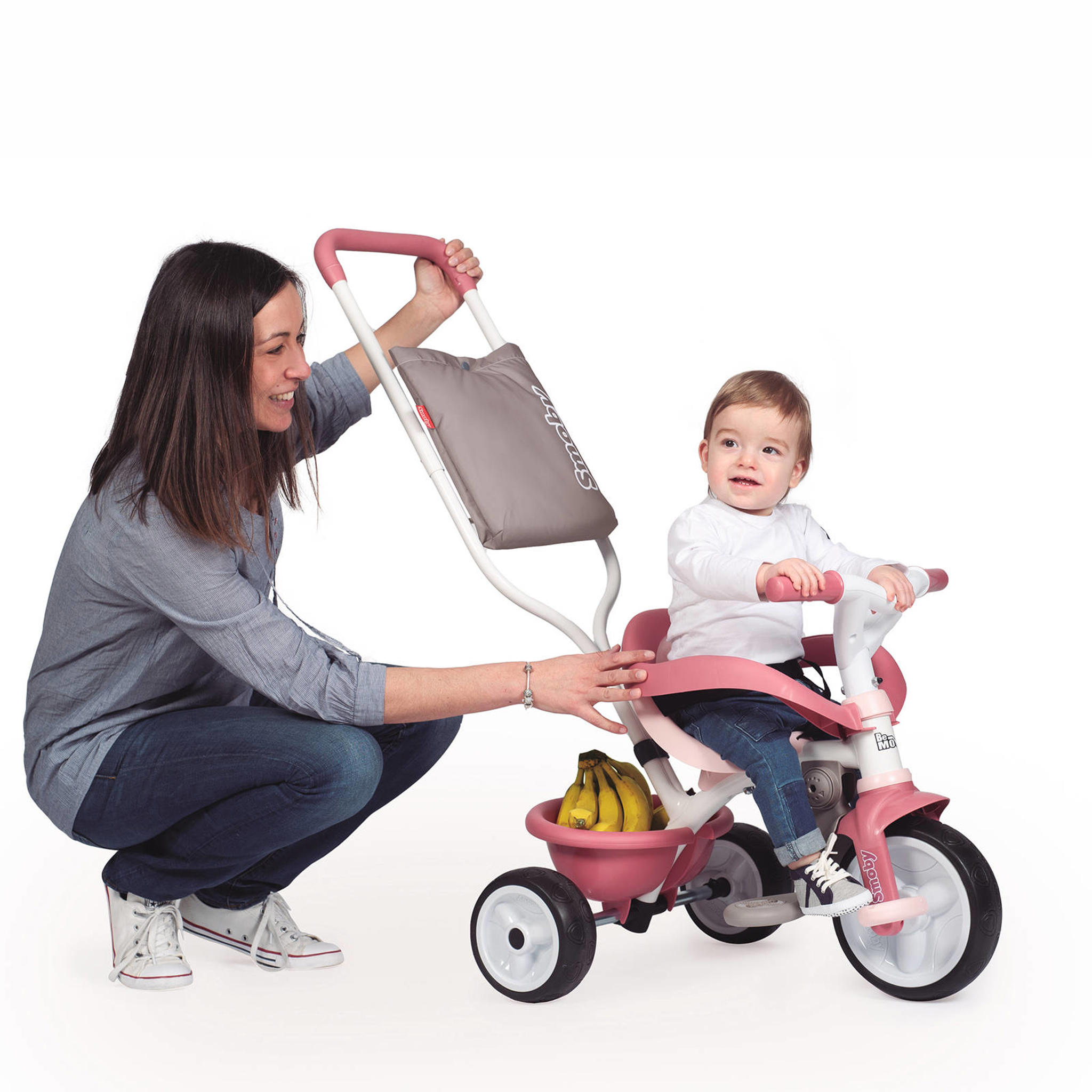 Smoby driewieler Be Move Comfort Roze | wehkamp