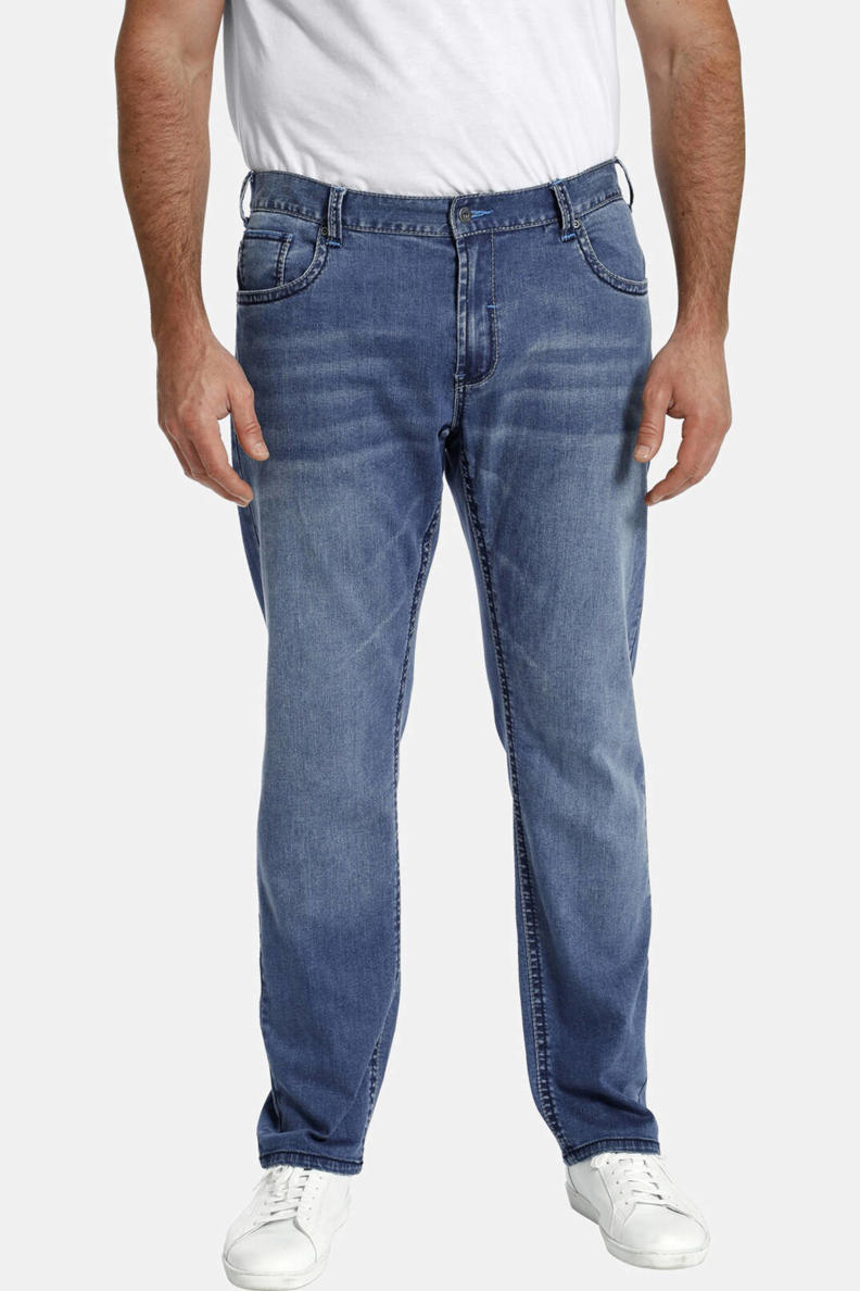 Charles Colby loose fit jeans BARON SAWYER Plus Size blauw | wehkamp