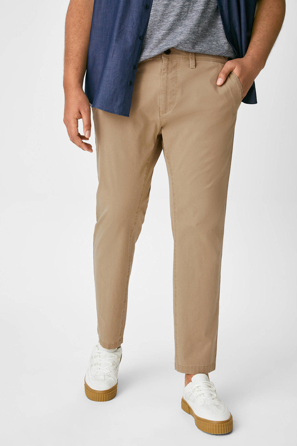 C&A XL slim fit chino camel kopen? | Morgen in huis | wehkamp