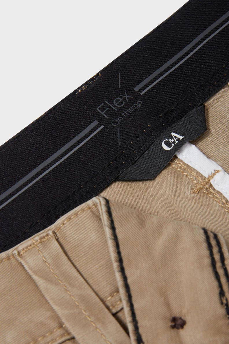 C&A XL slim fit chino camel kopen? | Morgen in huis | wehkamp