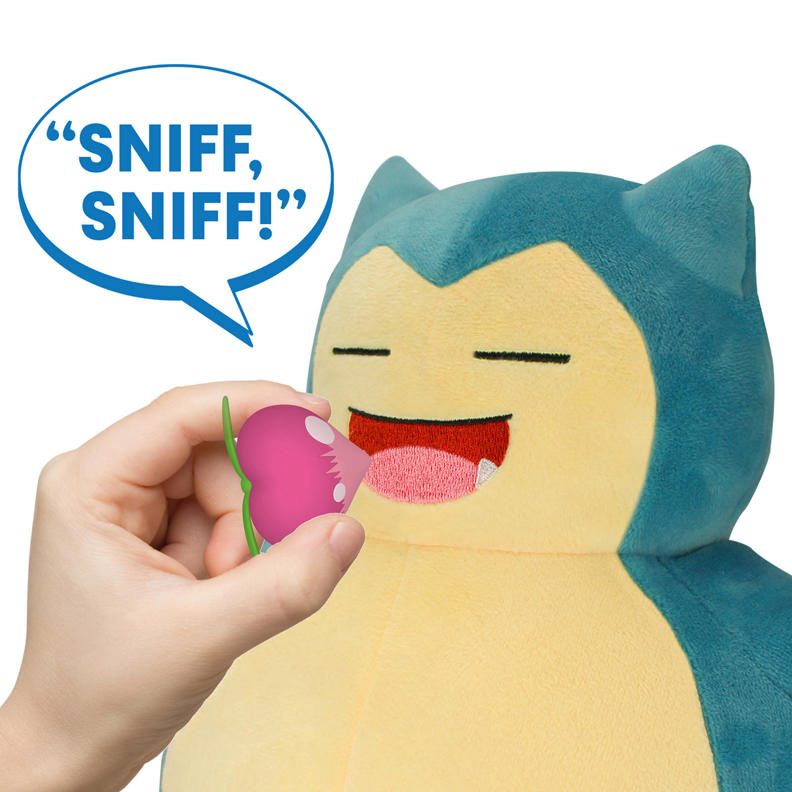 Pokemon Knuffel Snooze Action Slapende Snorlax knuffel 25 cm | wehkamp