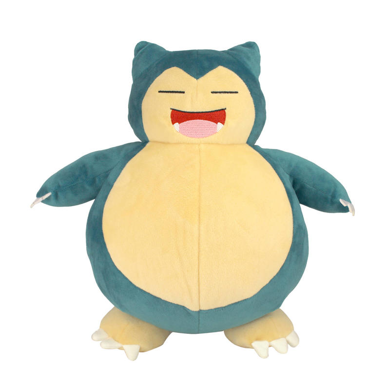 Pokemon Knuffel Snooze Action Slapende Snorlax knuffel 25 cm | wehkamp