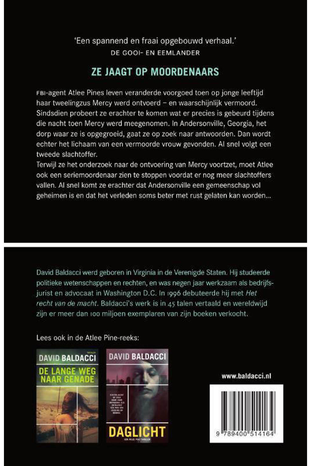 David Baldacci Atlee Pine: Eén minuut voor middernacht | wehkamp