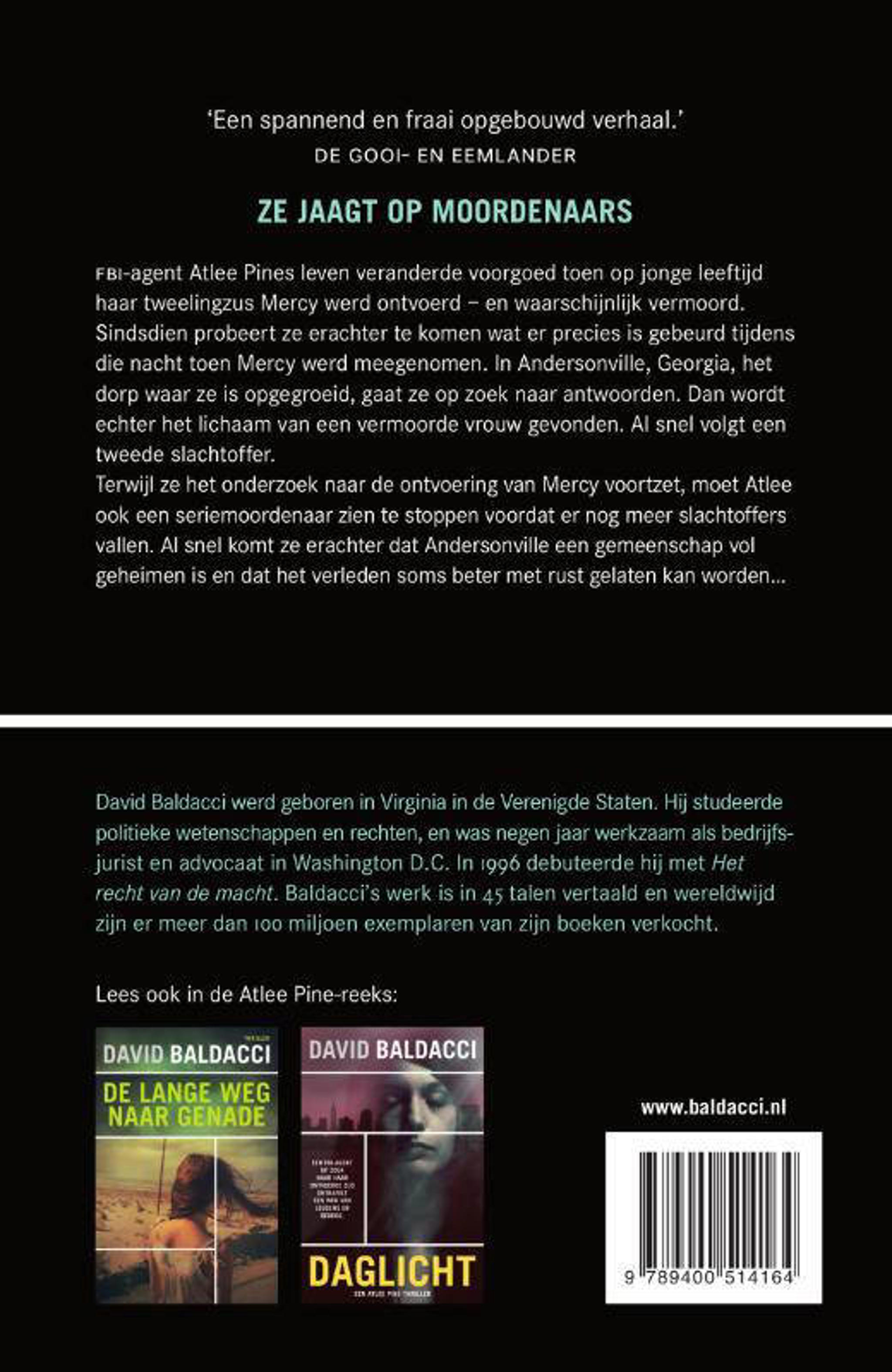 David Baldacci Atlee Pine: Eén minuut voor middernacht | wehkamp