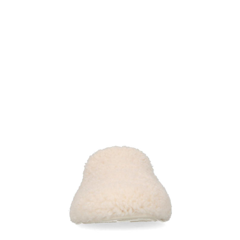 Mrs Keizer by Manfield teddy pantoffels wit | wehkamp