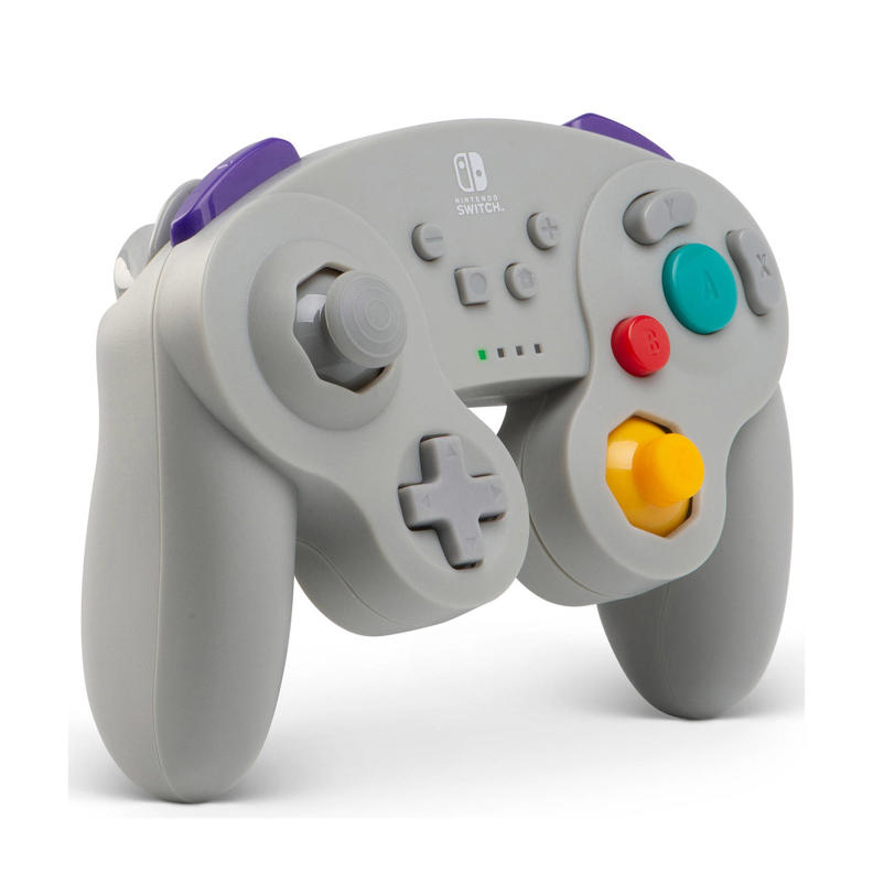 PowerA Nintendo Switch Wireless controller Gamecube Style grijs | wehkamp