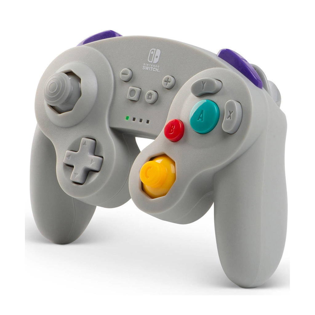 PowerA Nintendo Switch Wireless controller Gamecube Style grijs | wehkamp