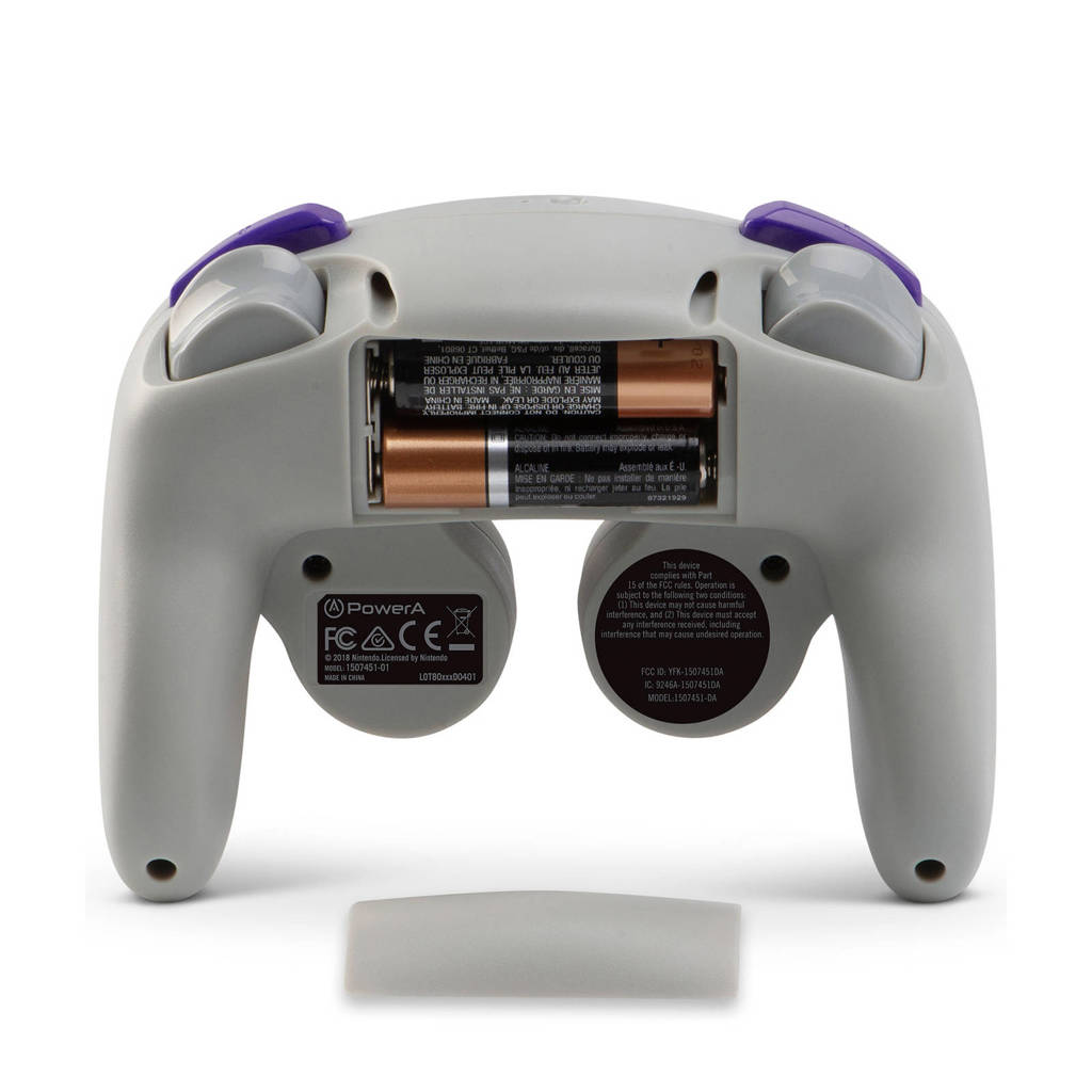 PowerA Nintendo Switch Wireless controller Gamecube Style grijs | wehkamp