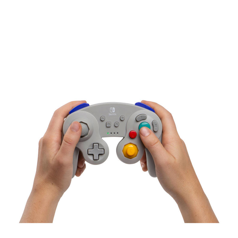 PowerA Nintendo Switch Wireless controller Gamecube Style grijs | wehkamp