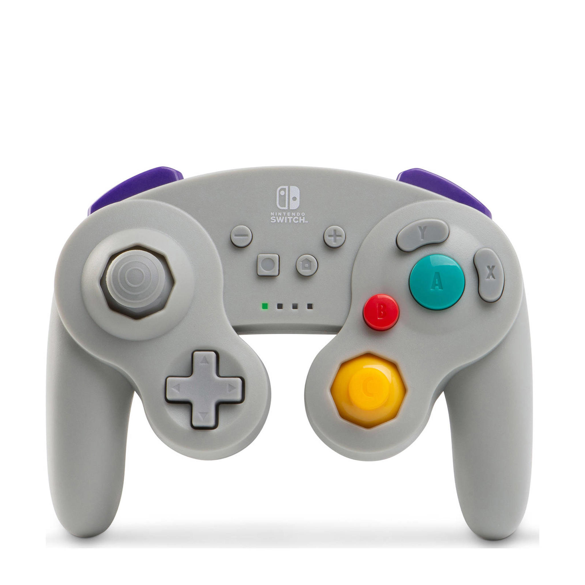 PowerA Nintendo Switch Wireless controller Gamecube Style grijs | wehkamp