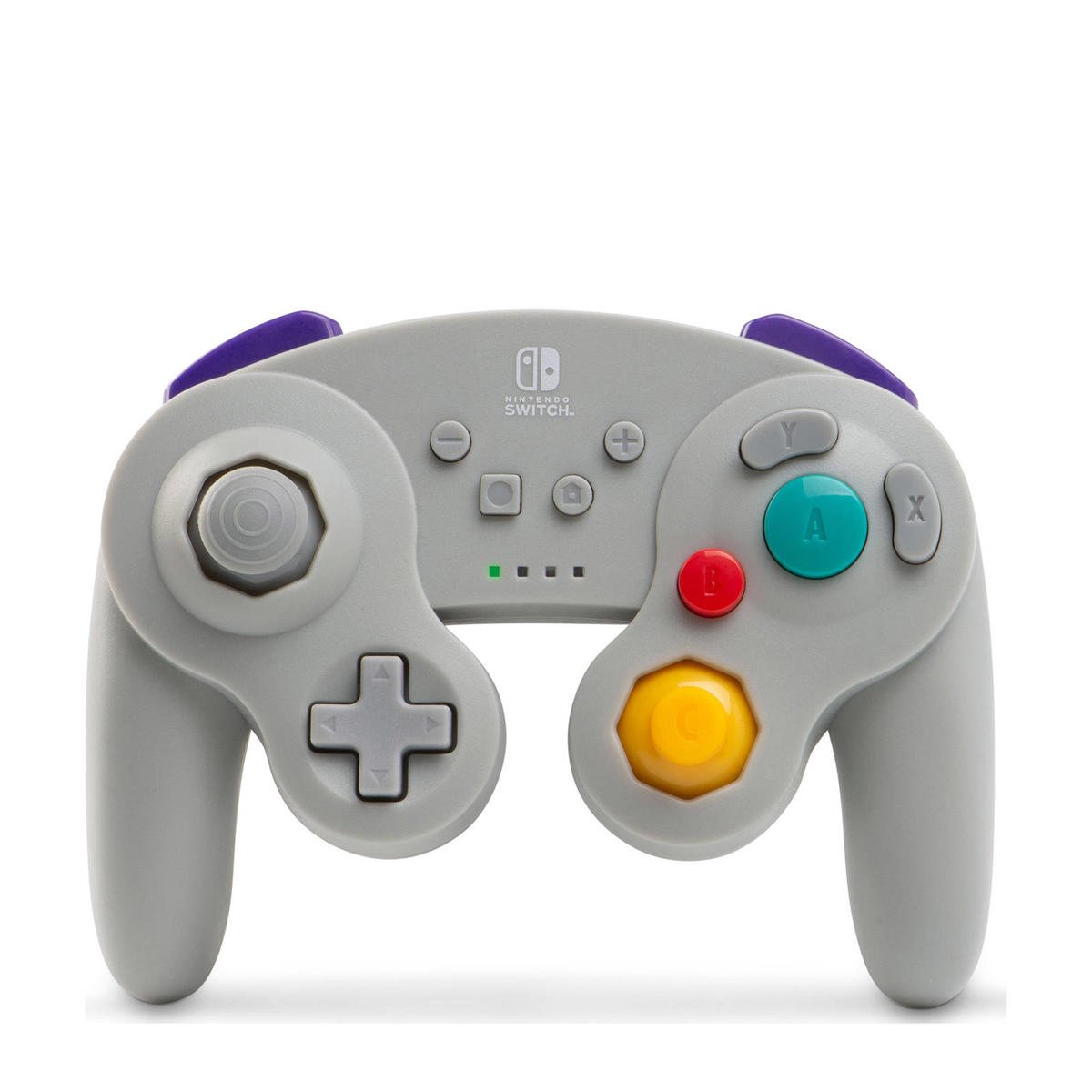 PowerA Nintendo Switch Wireless controller Gamecube Style grijs | wehkamp