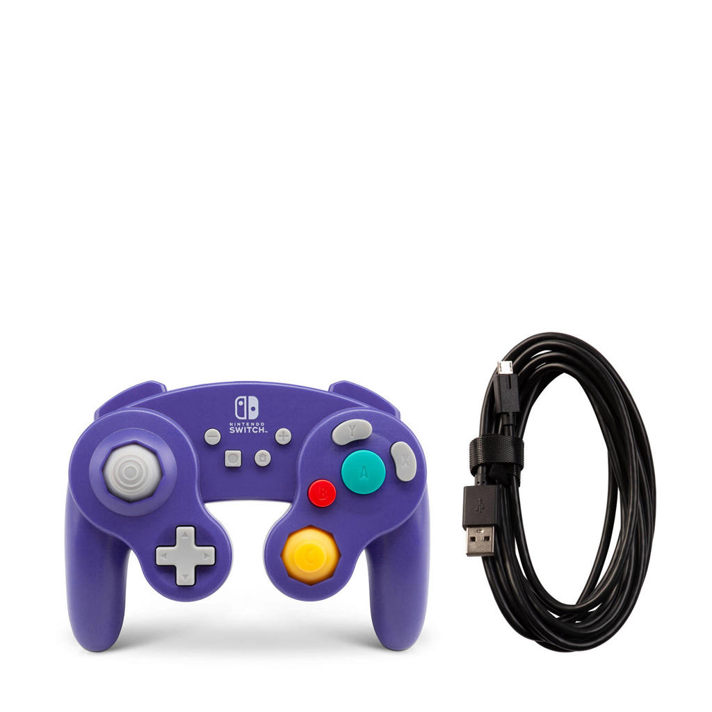 PowerA Nintendo Switch Wired controller Gamecube Style paars | wehkamp
