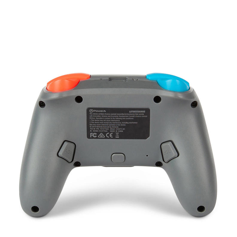 PowerA Nintendo Switch Nano Enhanced Wireless controller grijs | wehkamp