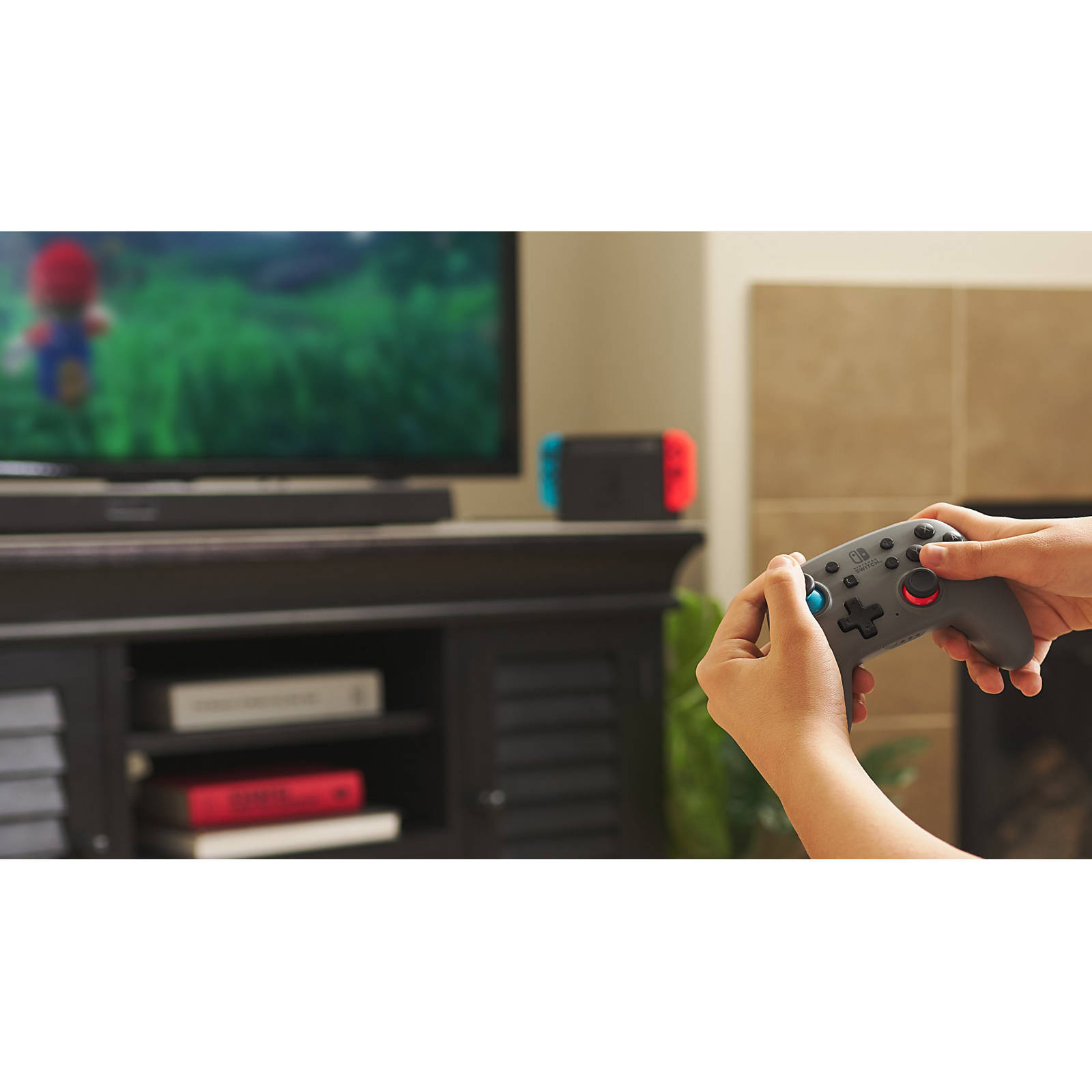 PowerA Nintendo Switch Nano Enhanced Wireless controller grijs | wehkamp