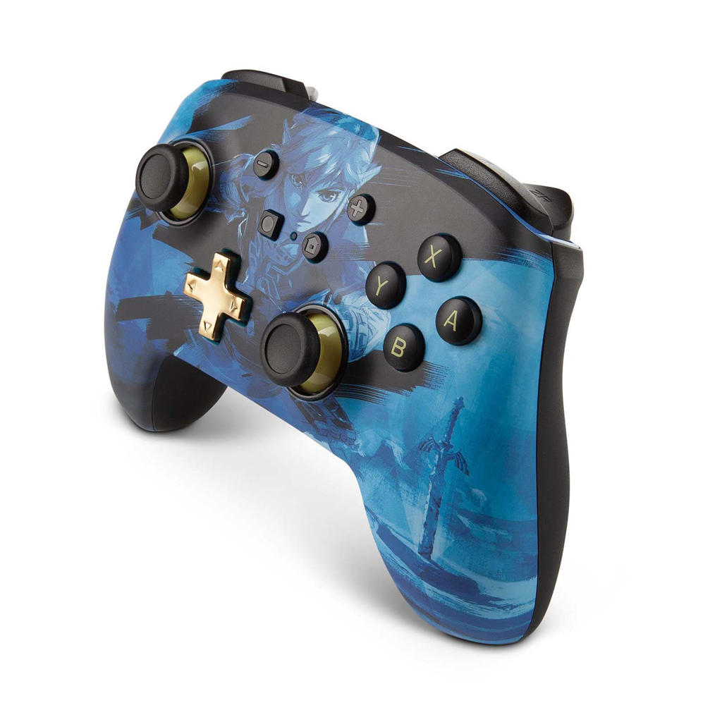 PowerA Nintendo Switch Enhanced Wireless controller Link Blue | wehkamp