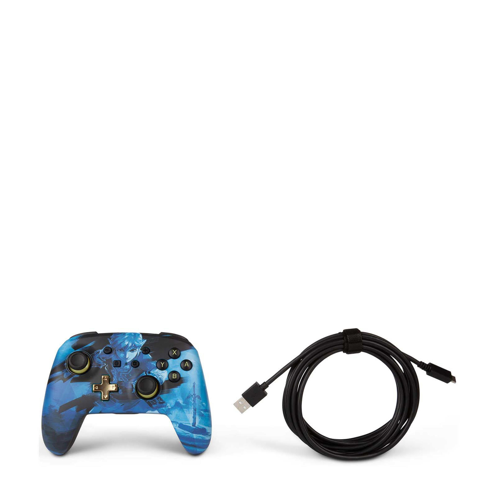 PowerA Nintendo Switch Enhanced Wireless controller Link Blue | wehkamp