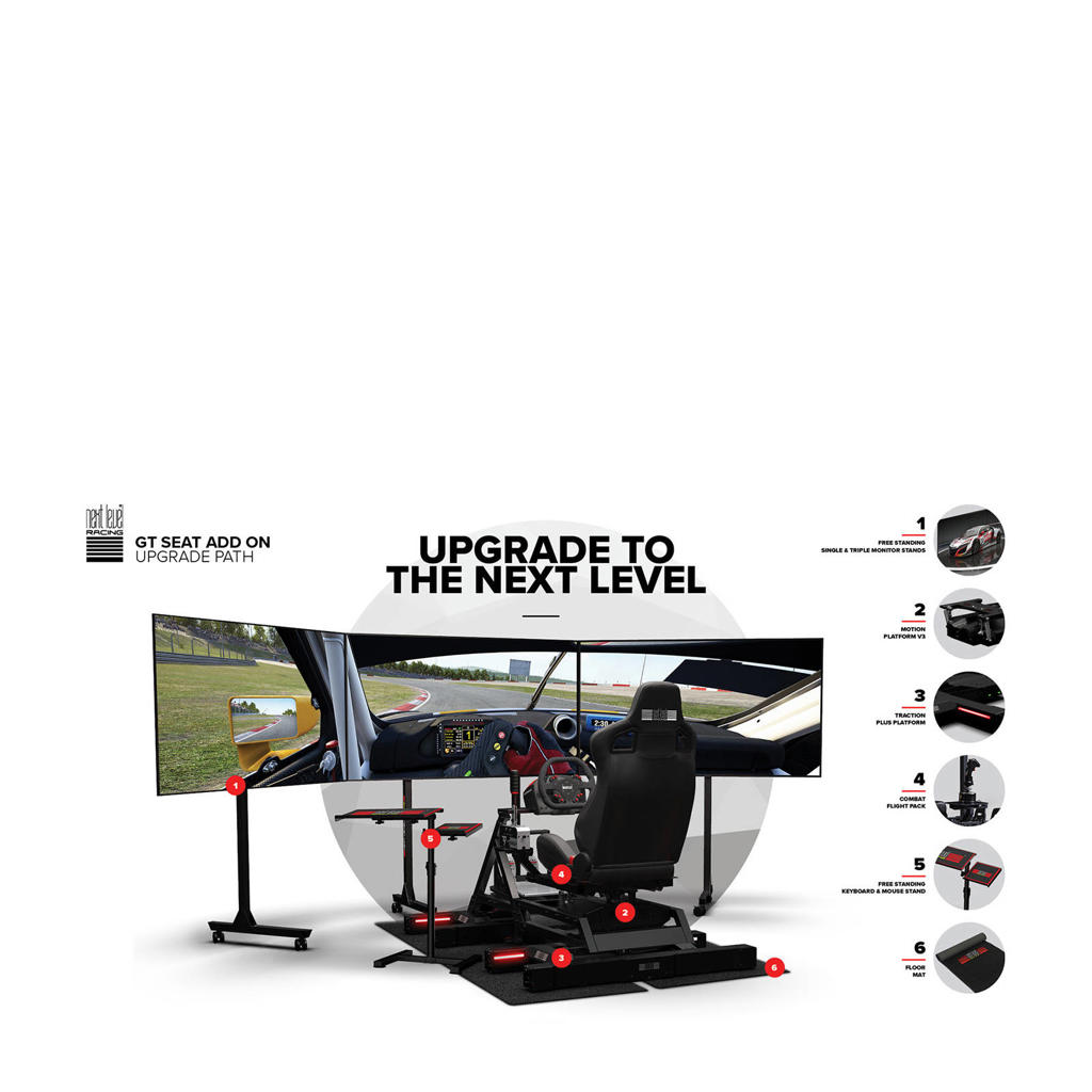 Next Level Racing GT Seat Add-on for Wheel Stand DD / 2.0 | wehkamp