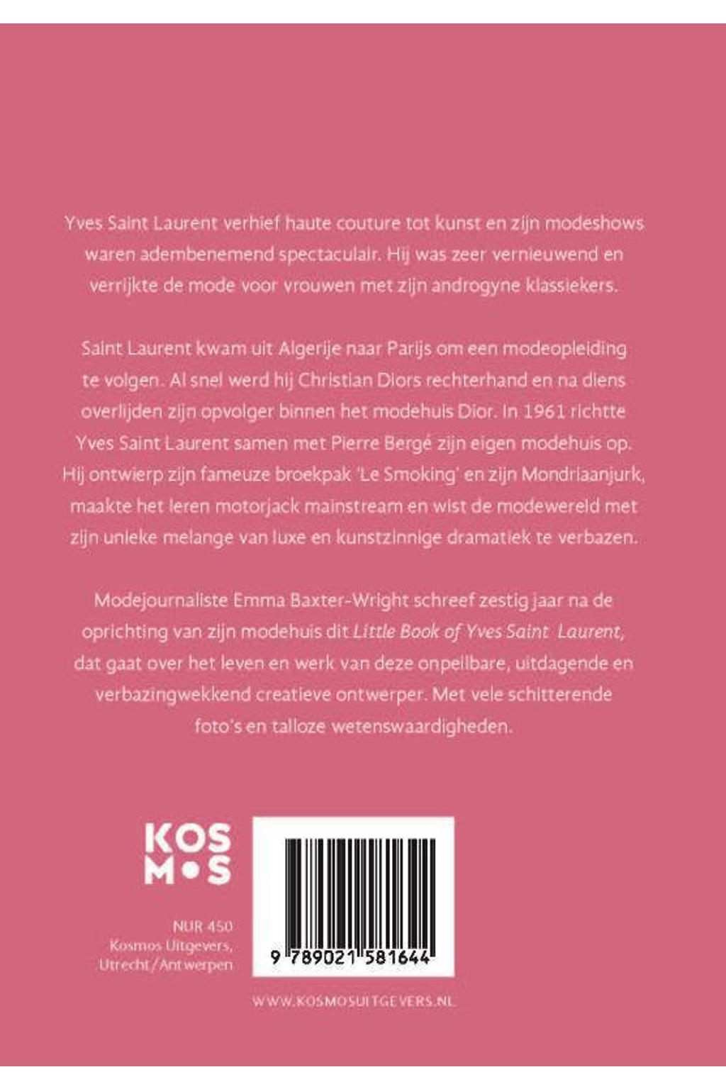 Emma Baxter-Wright Little Book of Yves Saint Laurent | wehkamp