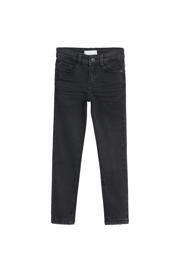 Mango Kids slim fit jeans antraciet | wehkamp