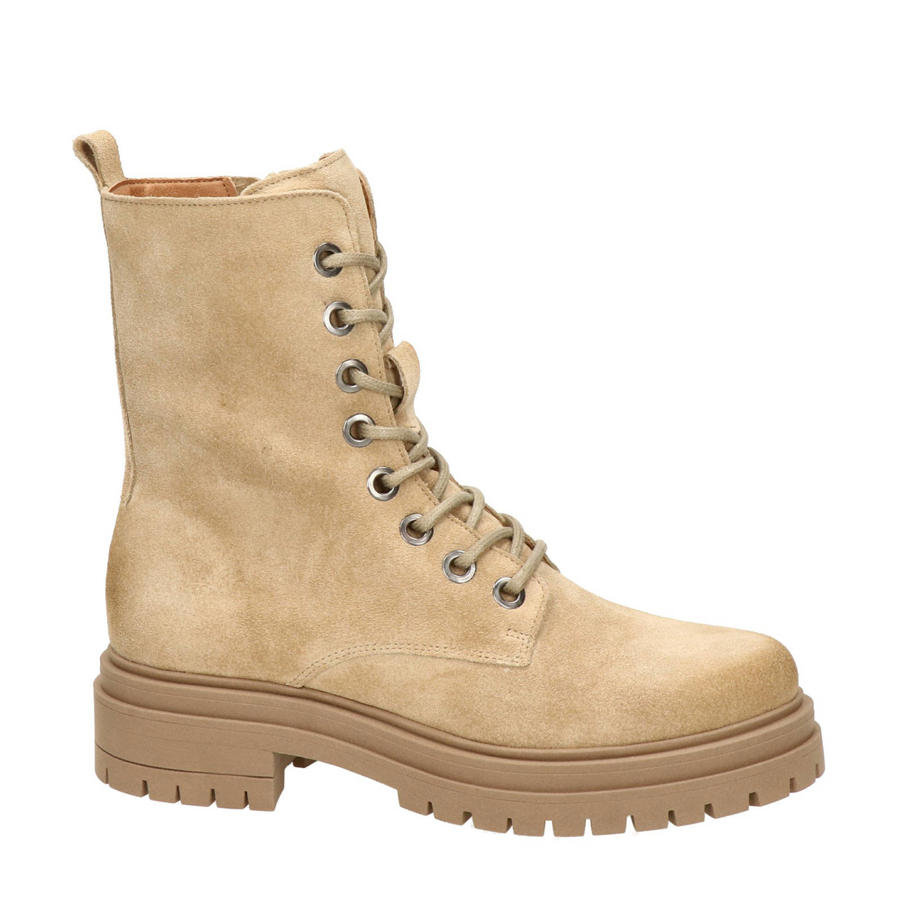 Beige veterboots voor dames online kopen? | Wehkamp