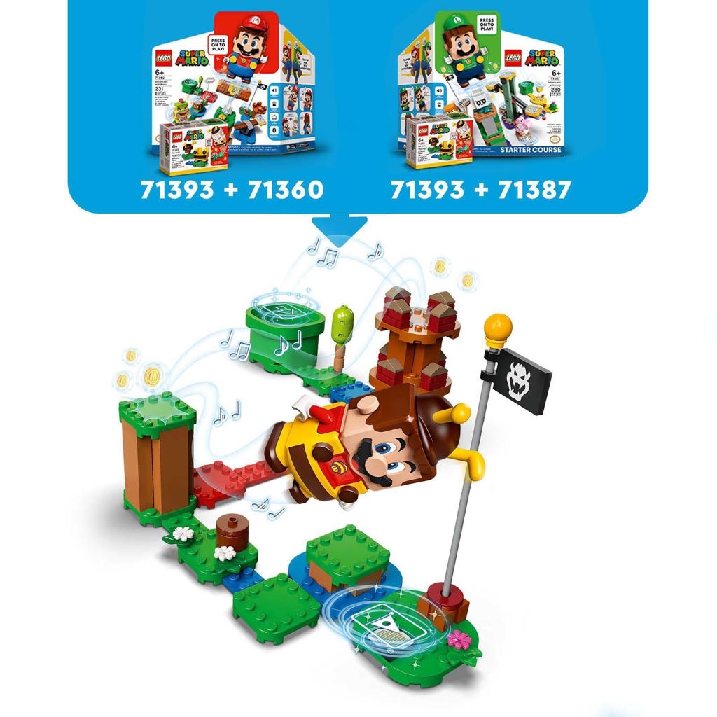 LEGO Super Mario Power up-pakket Bijen 71393 | wehkamp