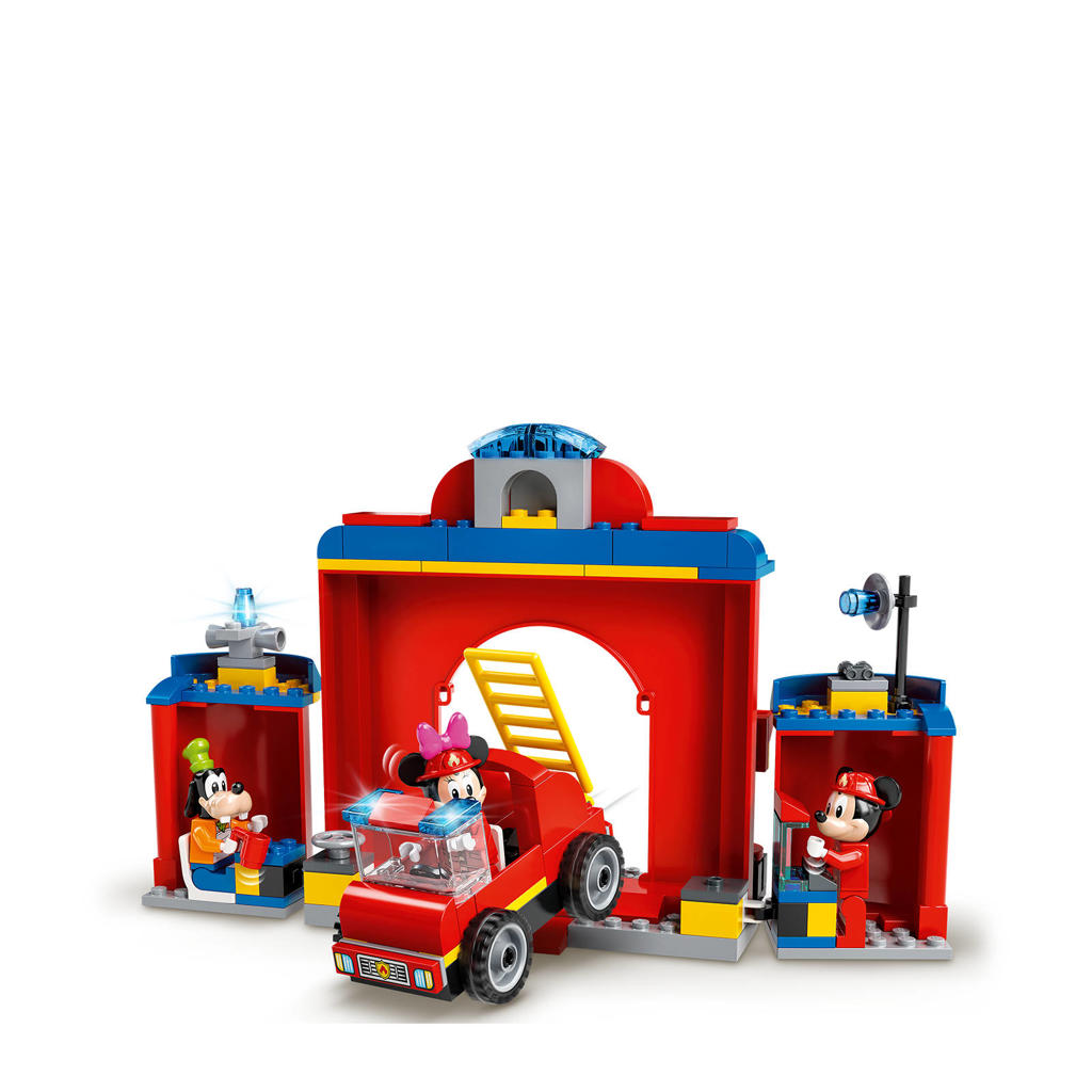 LEGO Disney Princess Mickey & Friends brandweerkazerne & auto 10776 ...