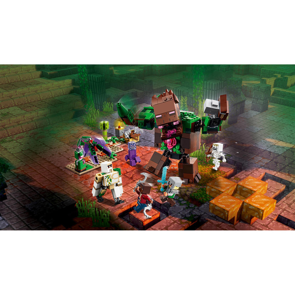LEGO Minecraft De junglechaos 21176 | wehkamp