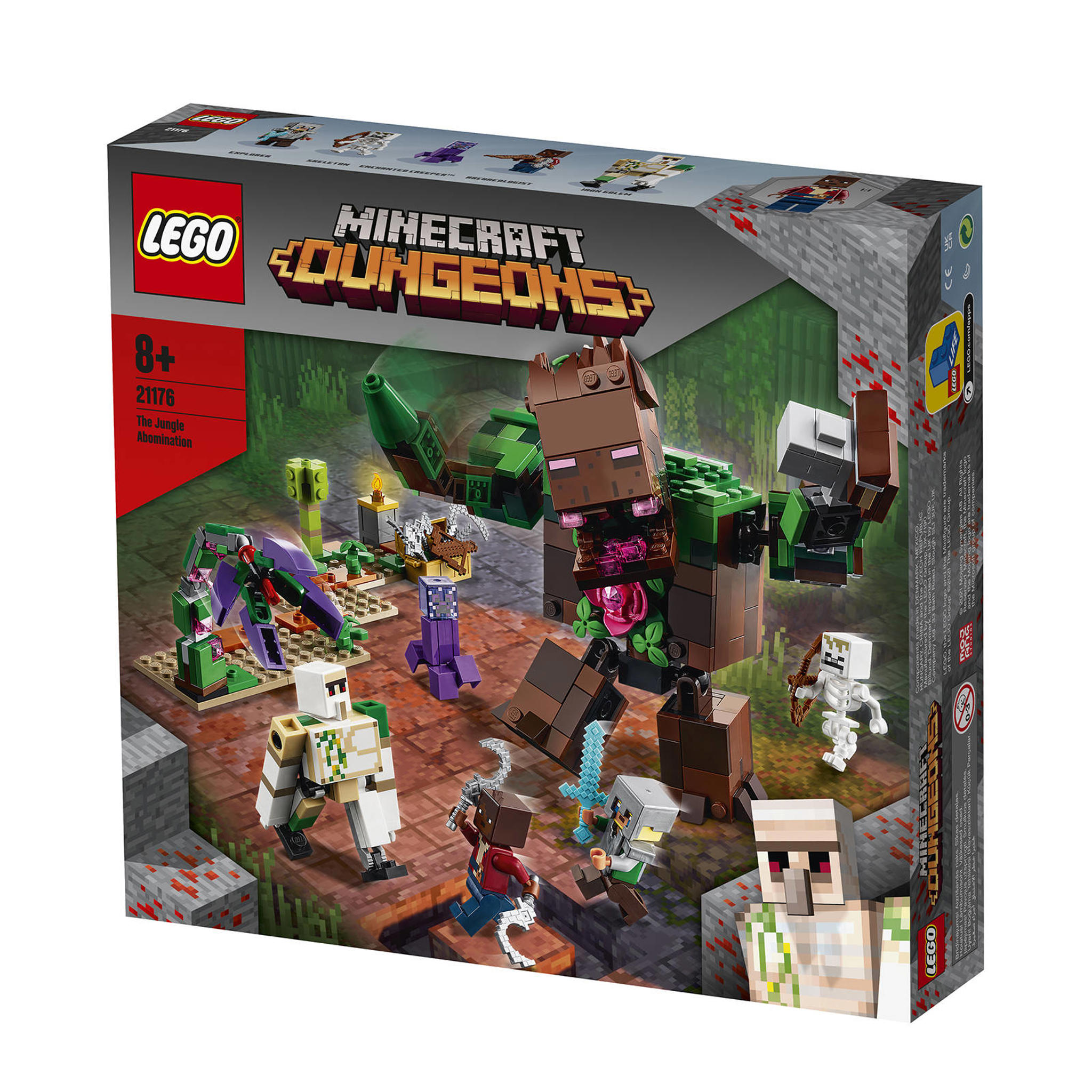 LEGO Minecraft De junglechaos 21176 | wehkamp