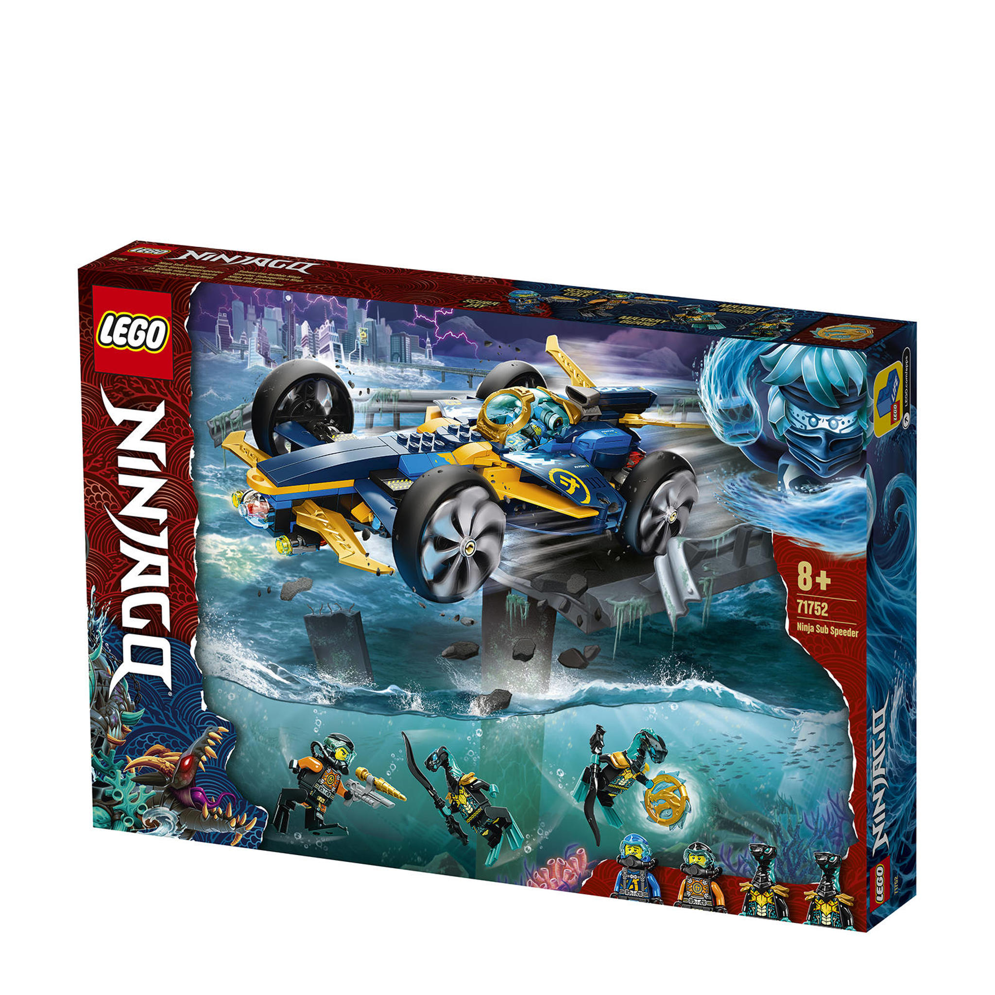 LEGO Ninjago Ninja sub-speeder 71752 | wehkamp