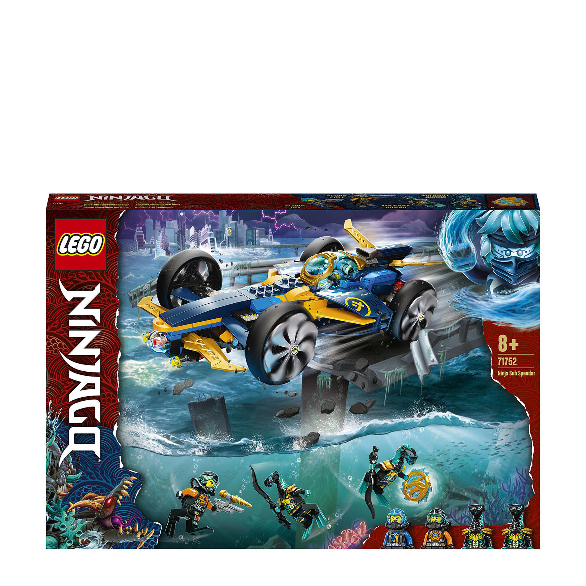 LEGO Ninjago Ninja sub-speeder 71752 | wehkamp
