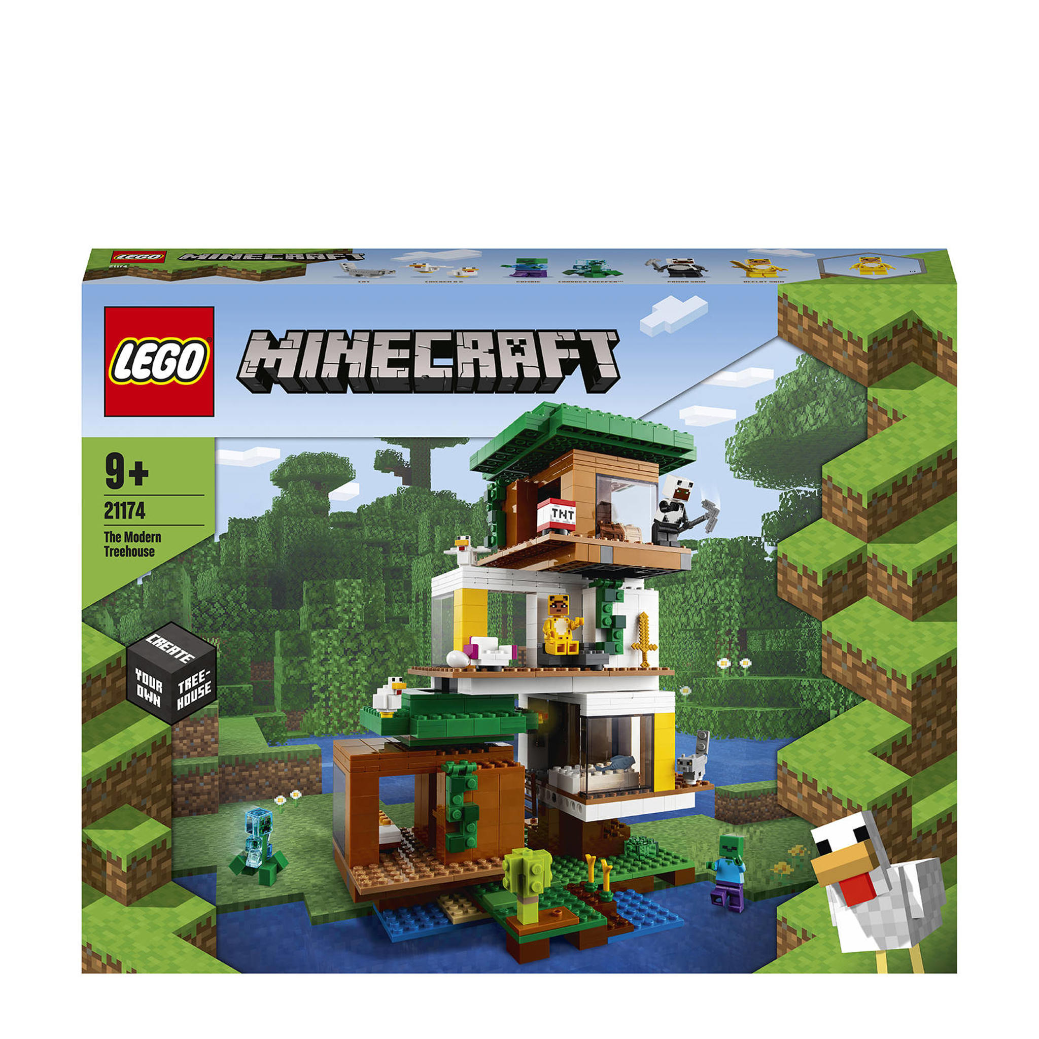 LEGO Minecraft De moderne boomhut 21174 | wehkamp