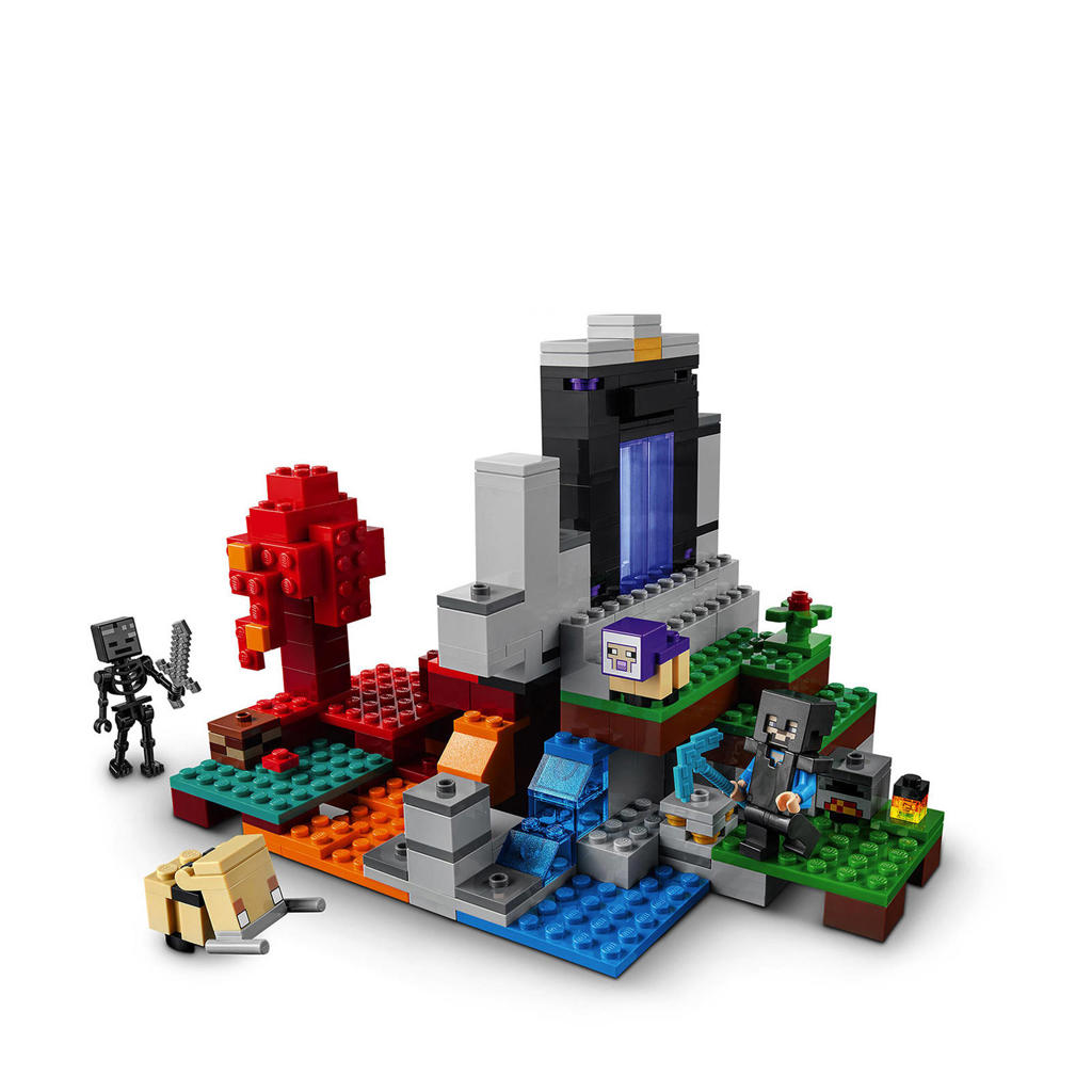 LEGO Minecraft Het verwoeste portaal 21172 | wehkamp