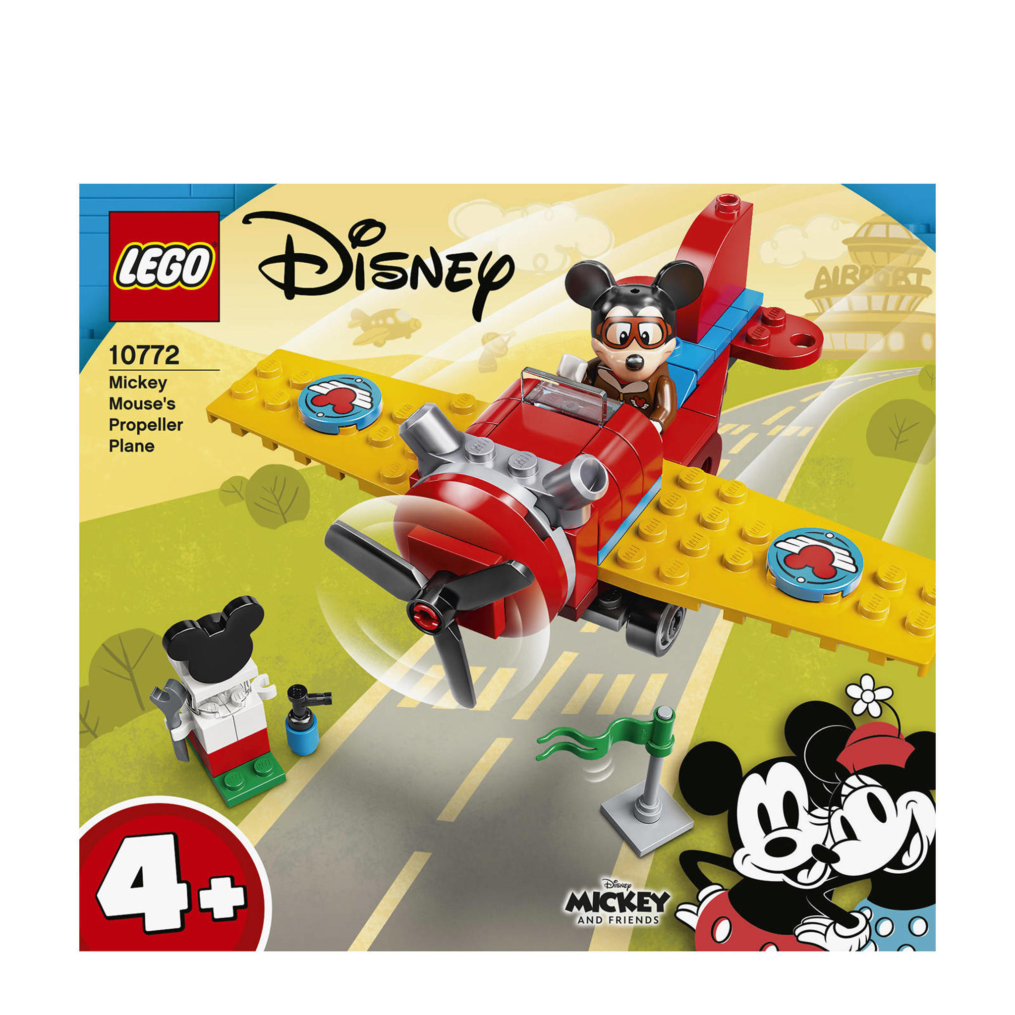 LEGO Disney Princess Mickey Mouse propellervliegtuig 10772 | wehkamp