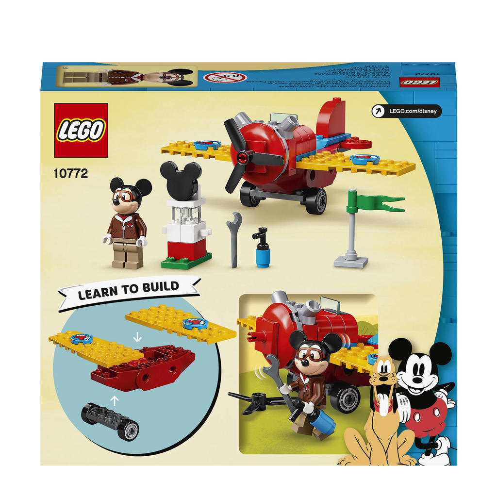 LEGO Disney Princess Mickey Mouse propellervliegtuig 10772 | wehkamp