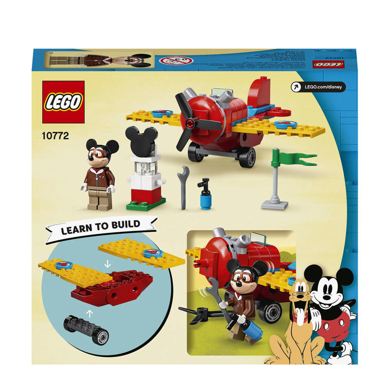 LEGO Disney Princess Mickey Mouse propellervliegtuig 10772 | wehkamp