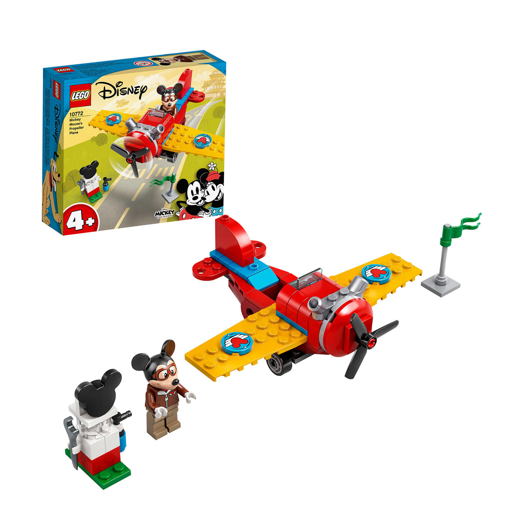 LEGO Disney Princess Mickey Mouse propellervliegtuig 10772 | wehkamp