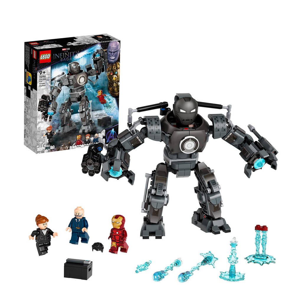 LEGO Super Heroes Iron Man: Iron Monger Mayhem 76190 | wehkamp