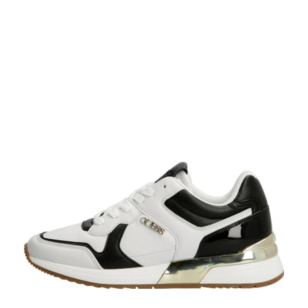 GUESS MAYBEL2 sneakers wit/zwart | wehkamp