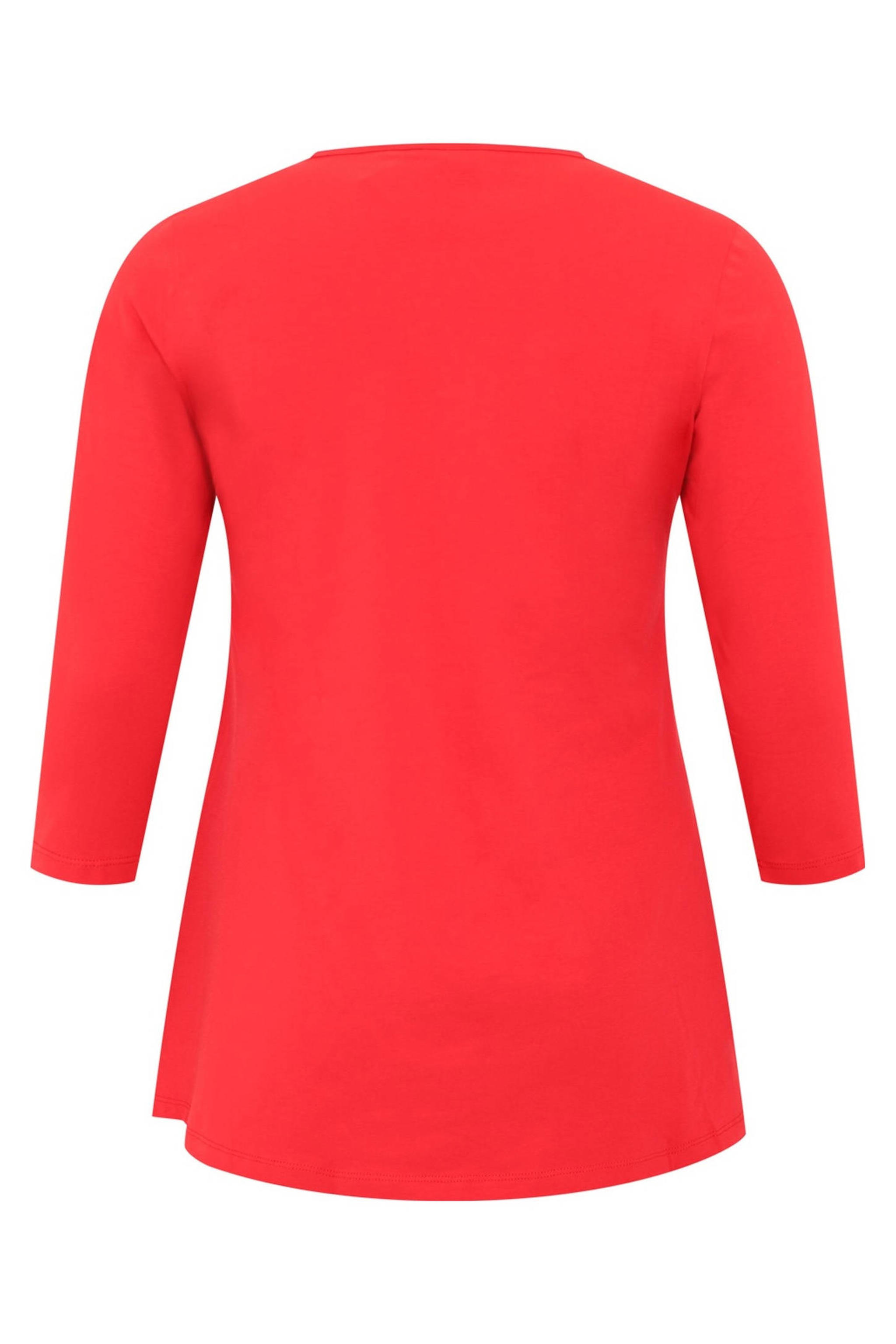 Yoek tuniek ORGANIC COTTON rood | wehkamp