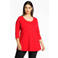 YOEK tuniek ORGANIC COTTON rood | wehkamp