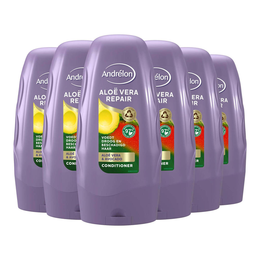 Andrélon Aloë Vera Repair conditioner - 6 x 250 ml | wehkamp